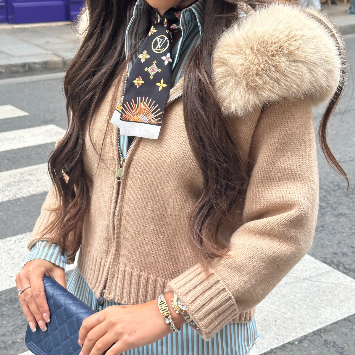 ‘ALASKA’ Faux Fur Hood Jumper – Bella Luxe